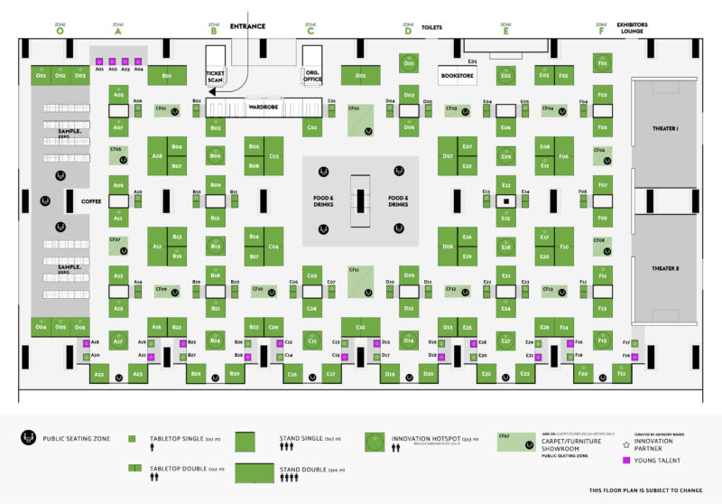 Floor plan MaterialDistrict Utrecht 2024